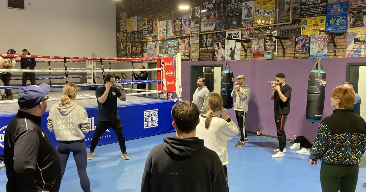 Therapists start their journey at delivering non-contact boxing